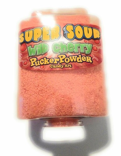 Pucker Powder - Super Sour Wild Cherry - 9.5oz Bottle - FREE SHIPPING ...