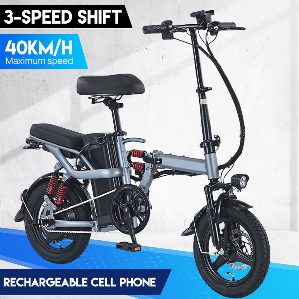 Foldable Electric Bike 1000W/1500W Protable Commuter Bicycle Mountain E ...