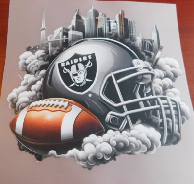 Las Vegas Raiders 8" DTF Heat Transfer Iron On FREE Shipping (A30) | eBay