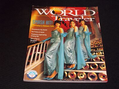 1996 JUNE NORTHWEST AIRLINES WORLD TRAVELER MAGAZINE - MOTOWN CAFE - H ...