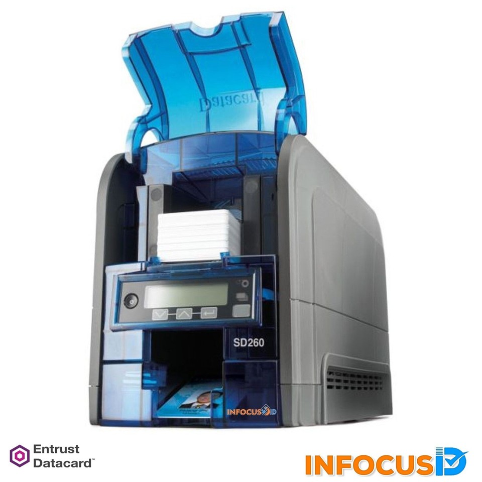 Datacard SD260 ID Card Badge Maker Printer Inc UK VAT , 1 YEAR WARRANTY ...