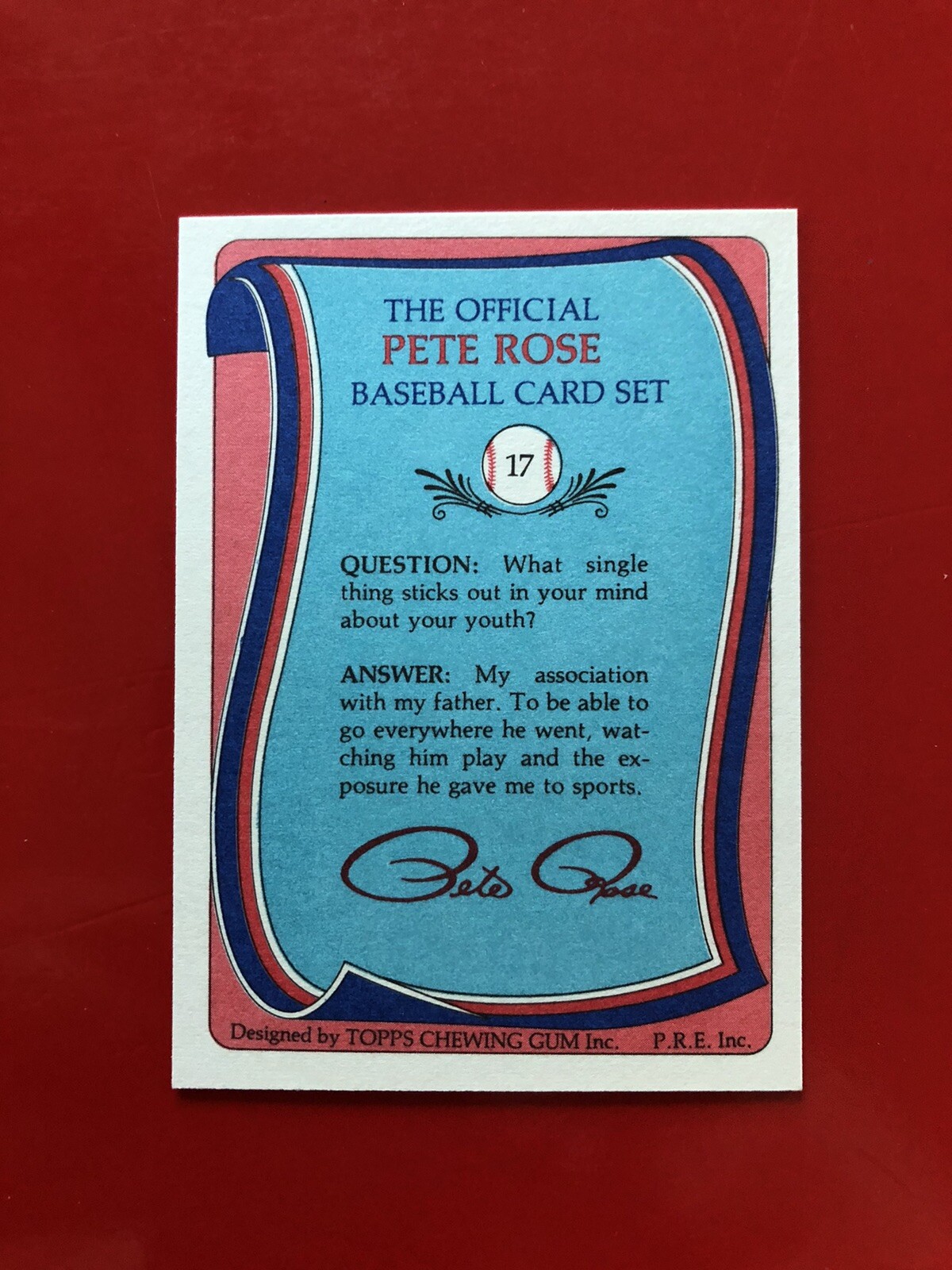 1985 Topps/Renata Galasso Official Pete Rose Baseball Card Set - Pete ...