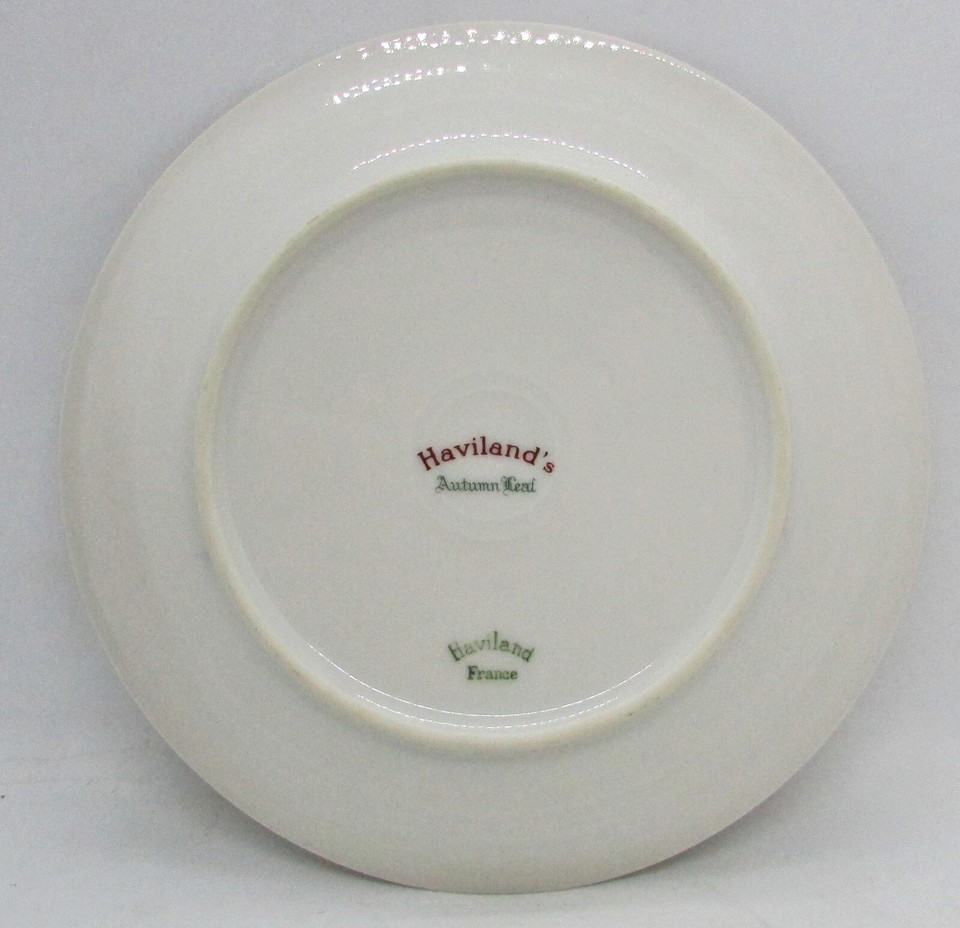 Haviland Autumn Leaf Bread Plate(s) - Gold Edge - Post WWII Reissue | eBay