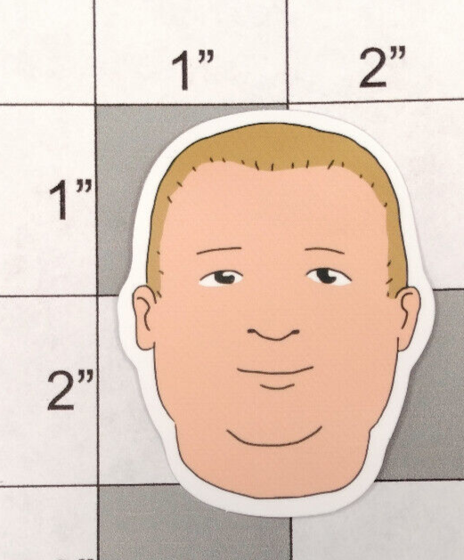 Bobby Hill Face King of the Hill Vinyl Decal Sticker for Tumblers ...