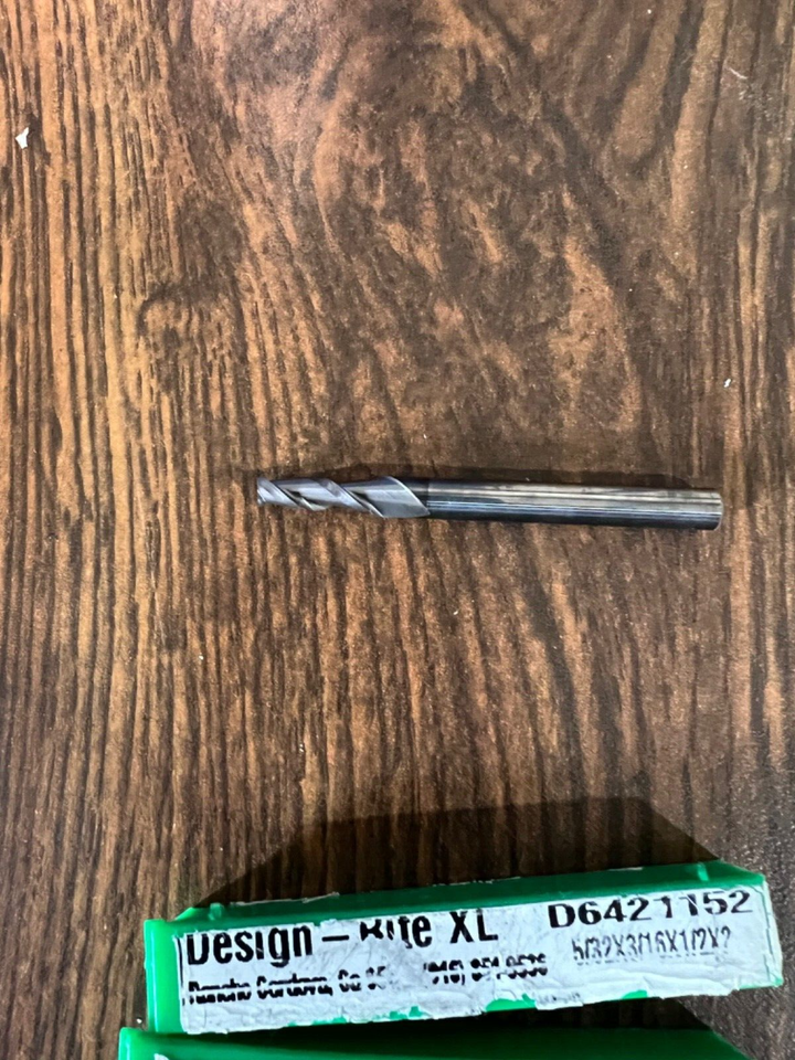 Design Rite 5/32 Carbide Endmill D6421152 | eBay