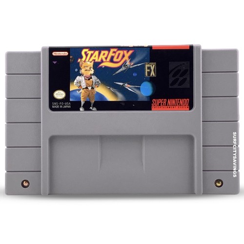 Star Fox SNES Super Nintendo Entertainment System 1993 Tested Good ...