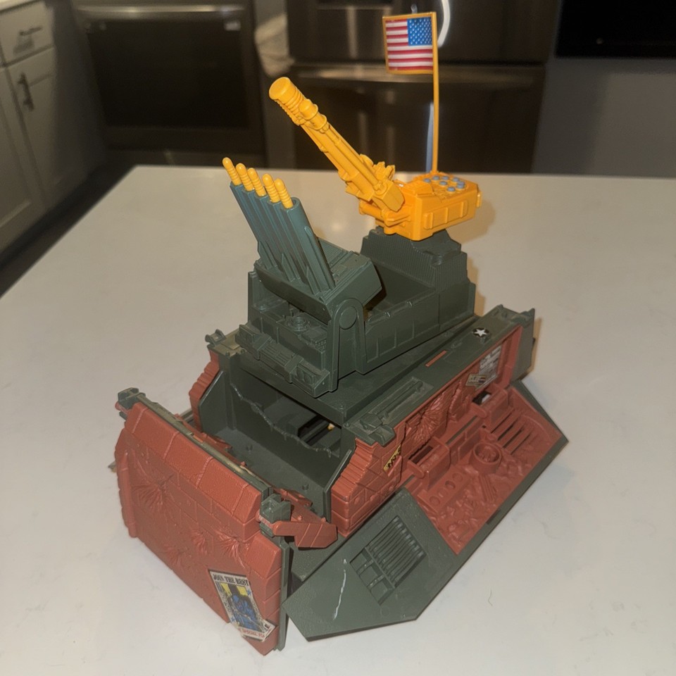 GI Joe 1991 Fort America Tank 100% Complete Working Sound Vintage ...