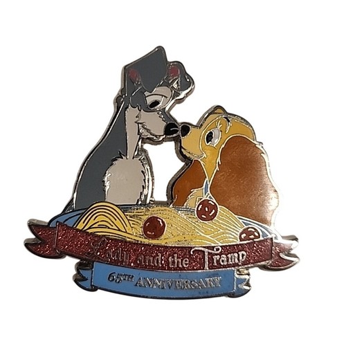 Disney Pin Lady Tramp 65th Anniversary Spaghetti Artist Proof AP LE 25 ...