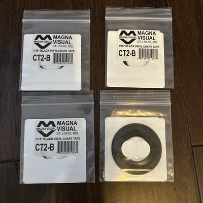 4 Packages Of Magna Visual Chart Tape 1/16" CT2-B 54 Feet Each | eBay