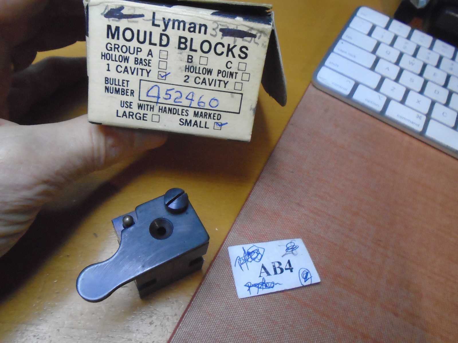 Lyman Ideal 452460 Single Cavity .45 ACP Target Cast Bullet Mold | eBay