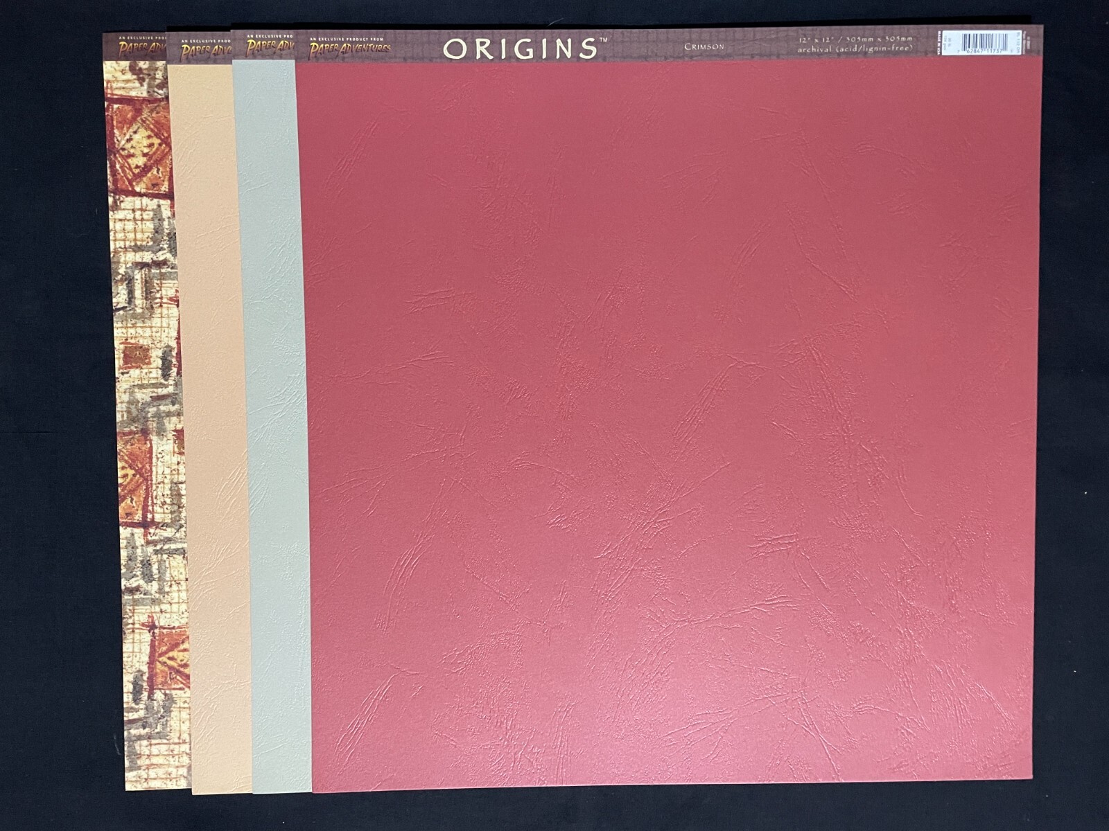 PAPER ADVENTURES "ORIGINS" 12X12 SS HEAVY PAPERS AND PAPER | eBay