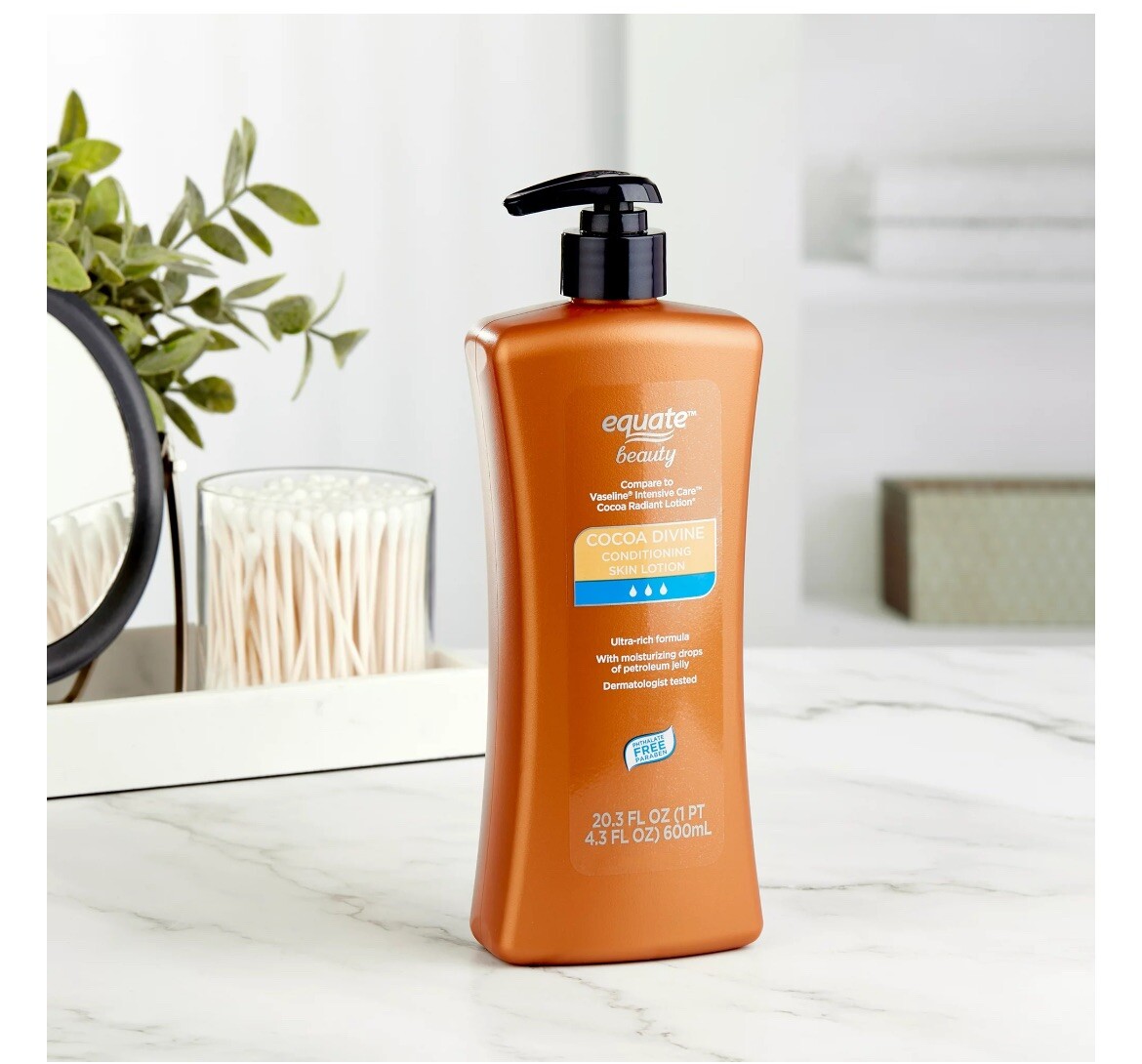 EQUATE BEAUTY COCOA DIVINE CONDTIONING SKIN ULTRA RICH FORMULA LOTION ...