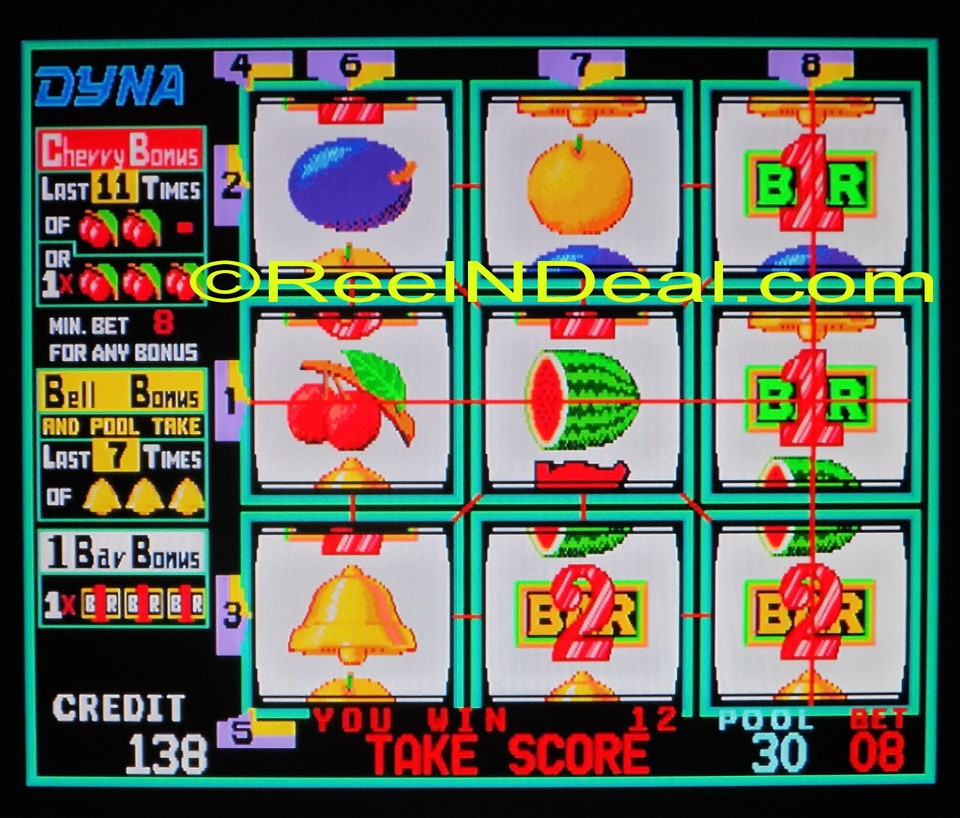 Dyna Cherry Master 8-Liner Slot Machine Rare Highly Profitable | eBay