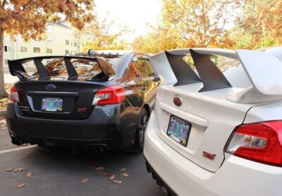 Set of Two Perrin Wing Spoiler Stabilizer for 2015-2021 Subaru STI 4dr ...