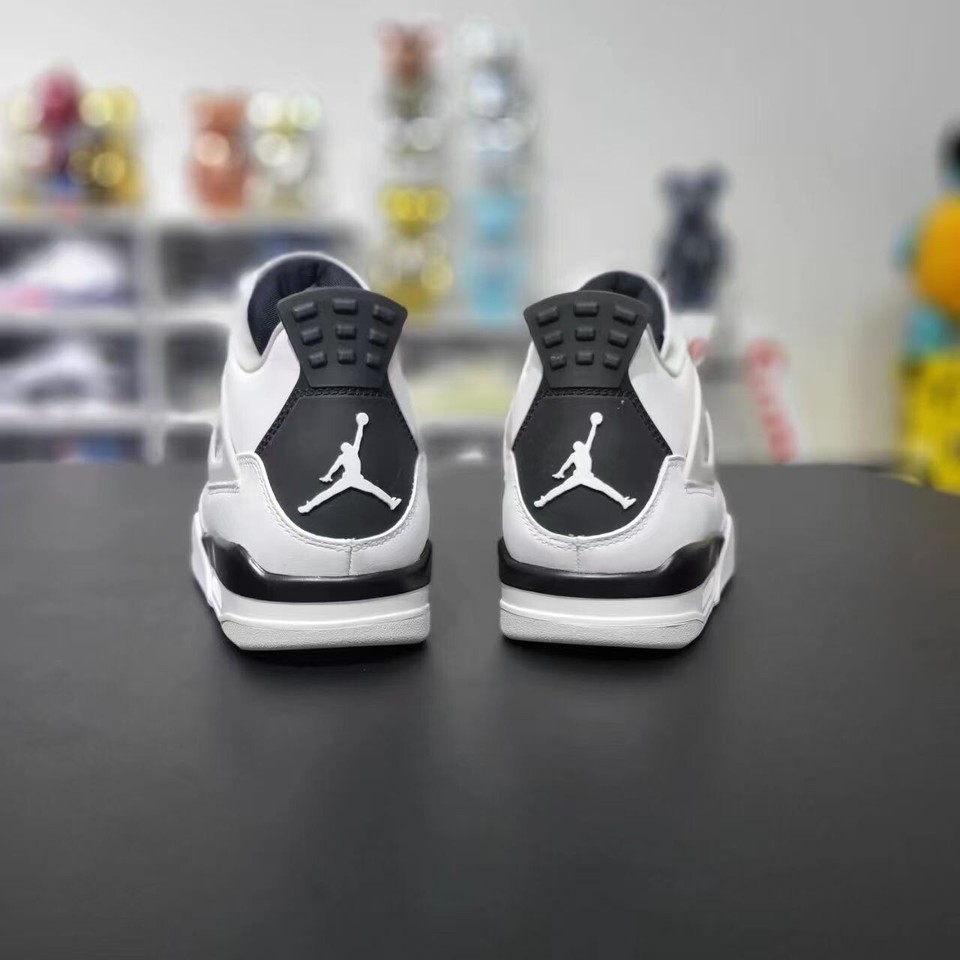 New Nike Air Jordan 4 Retro Military Black White DH6927-111 Top Sneaker ...