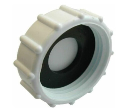 Spigot cap end stop for washing machine/dishwasher sink trap to blank ...