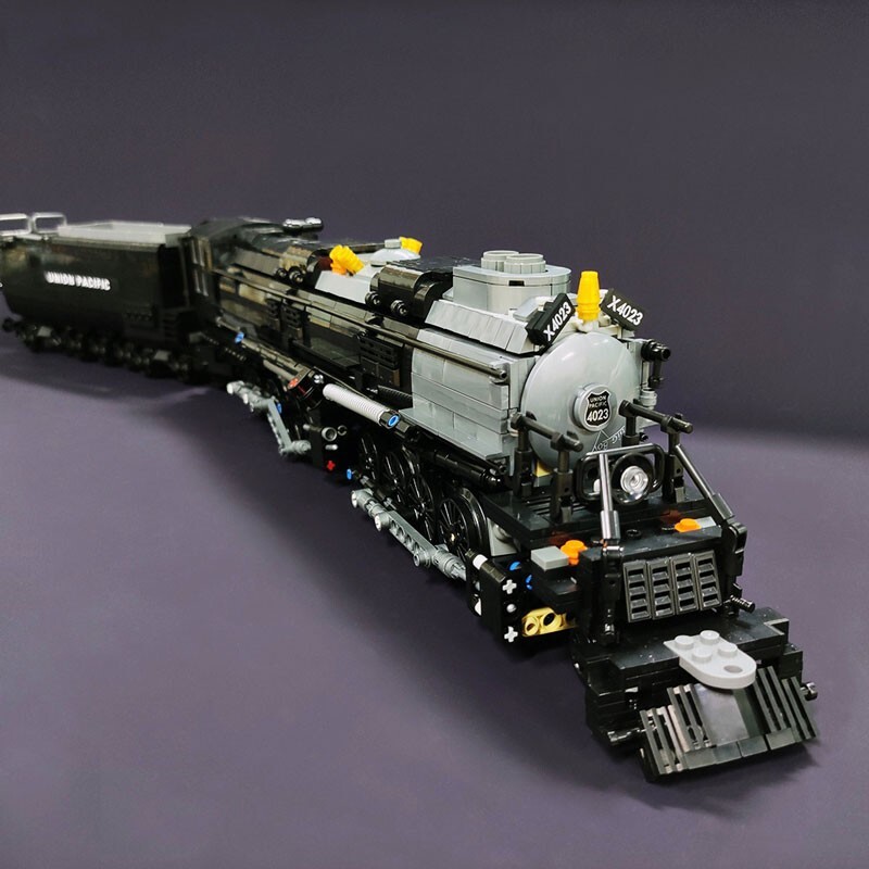 Building Blocks Steam Locomotive Railway Technical Train 1608 pcs 78 cm ...