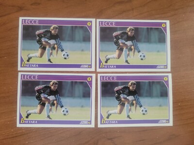 4 x 1992 Score Italian Serie B Soccer Italy Massimo Battara #299 | eBay