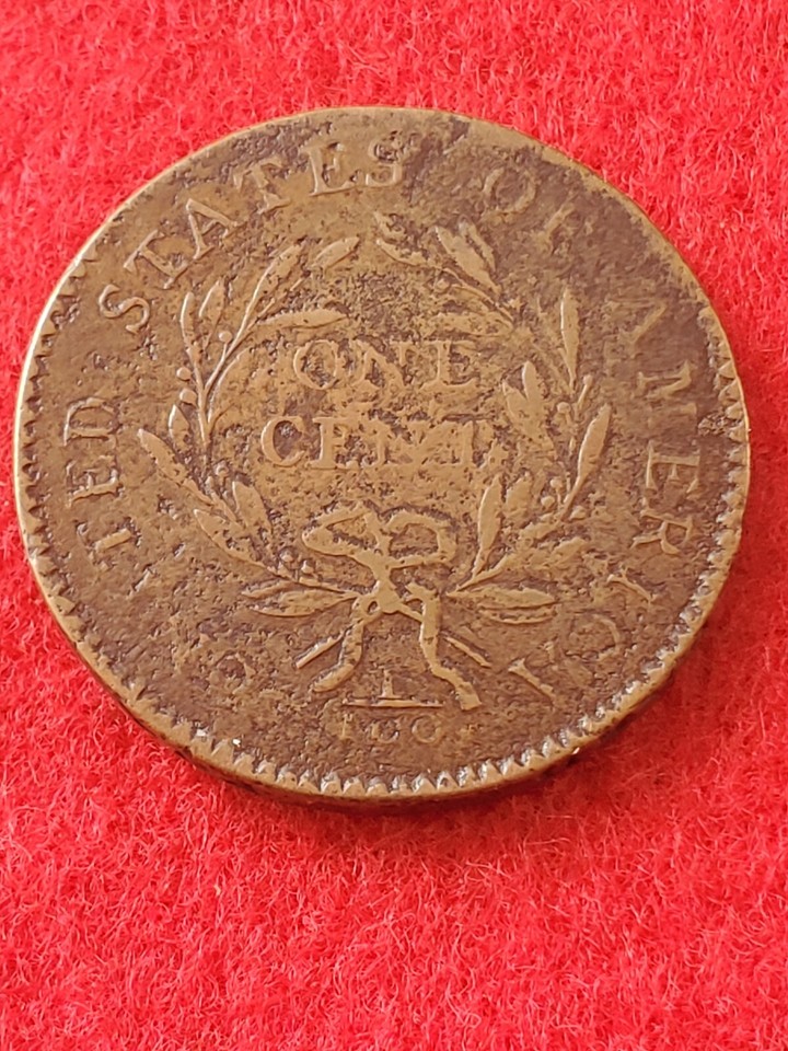 1794 U.S. Liberty Cap Large Cent. STRONG-DETAILS. Nice VF classic ...