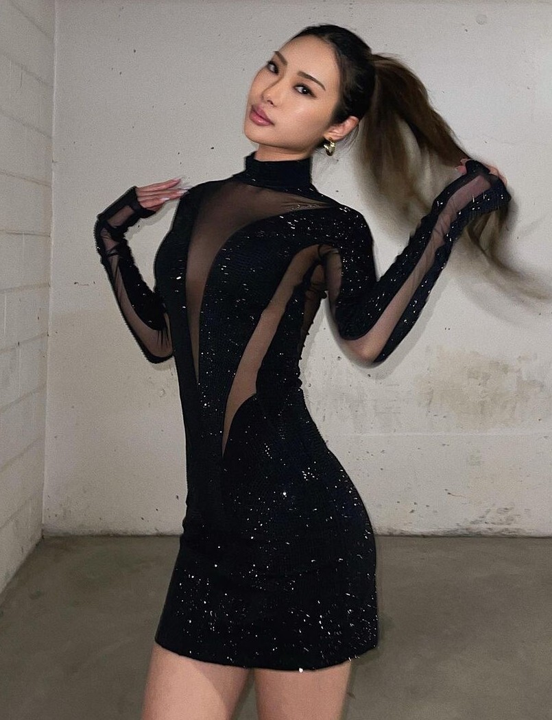 Mugler X H&M HM Spiral Panel Mini Dress Rhinestones Black 4 Mugler X H&M HM Spiral Panel Mini Dress Rhinestones Black 4