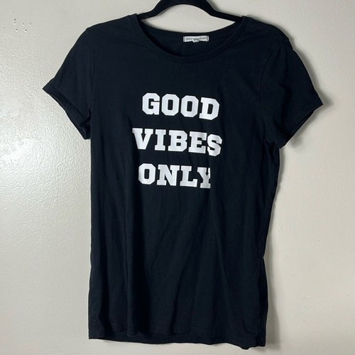 Threads 4 Thought Black Good Vibes Only Graphic Tee-shirts Women’s M | eBay