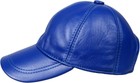 Genuine Leather Unisex Baseball Cap One Size, Blue | eBay