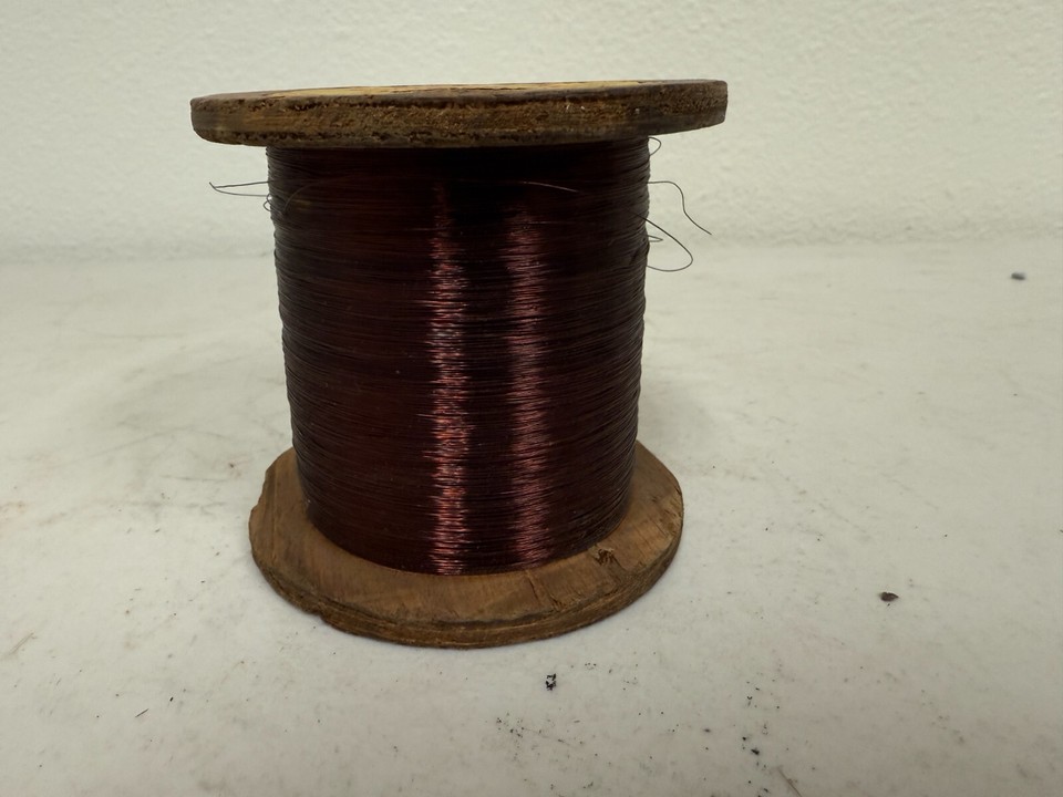 Vintage PLAIN ENAMEL formex Magnet Wire 32 AWG Gauge Enameled 044 lb ...