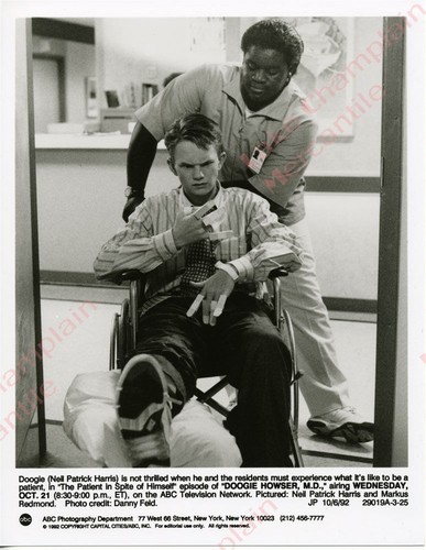 Doogie Howser MD Press Photo 7X9 NEIL PATRICK HARRIS Markus Redmond | eBay