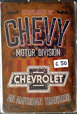 Chevrolet Chevy tin sign. Mancave Signs Aussie Seller | eBay Australia