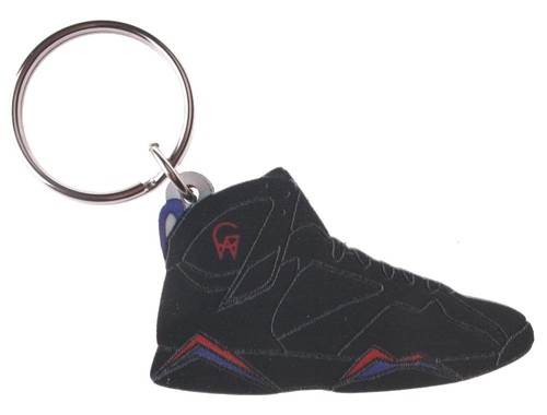 Good Wood NYC Raptor 7 Sneaker Keychain Blk/Red/Blue VII Shoe Key Ring ...