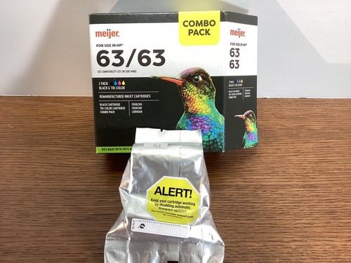 HP 63 Black Ink Cartridge Meijer Black Only | eBay
