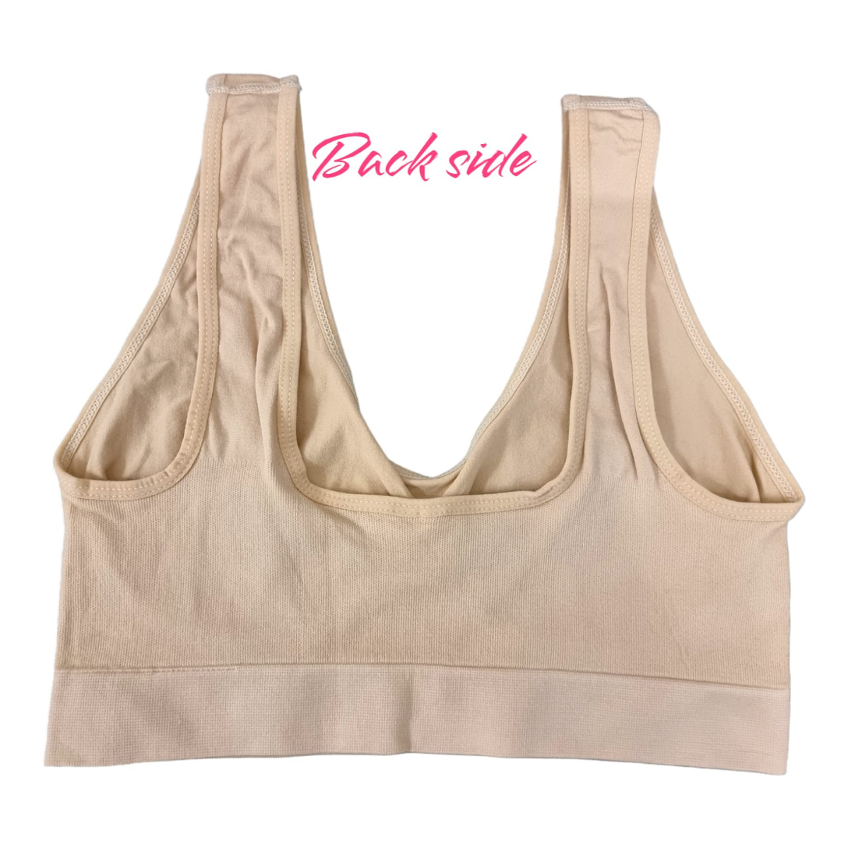 Womens Seamless Comfort Bra Comfy Shapewear Sports Stretch Crop Top ...