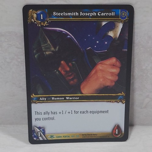 World Of Warcraft Through The Dark Portal Steelsmith Joseph Carroll 191 ...