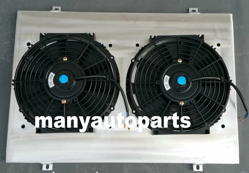 Aluminum Radiator Shroud + Fans FOR Holden Commodore VY 6cyl V6 2002 ...