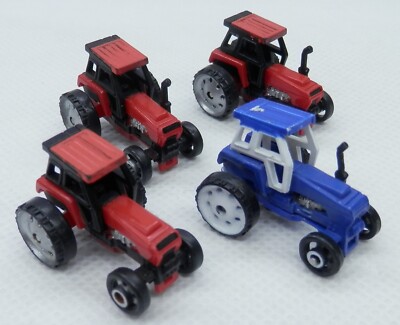 Micro Machines Farm Tractors x4 - Modern Farming AG Tractor w/Cab | eBay