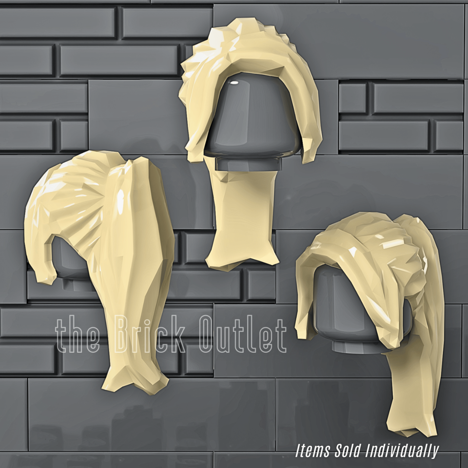 LEGO Minifig Women's Hair "NEW" - All Styles & Colors Available ...