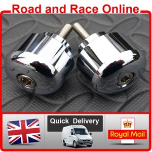 Honda VTR1000F CB1300 GL1800 CB1100SF Bar Ends Pair Chrome Bar End ...