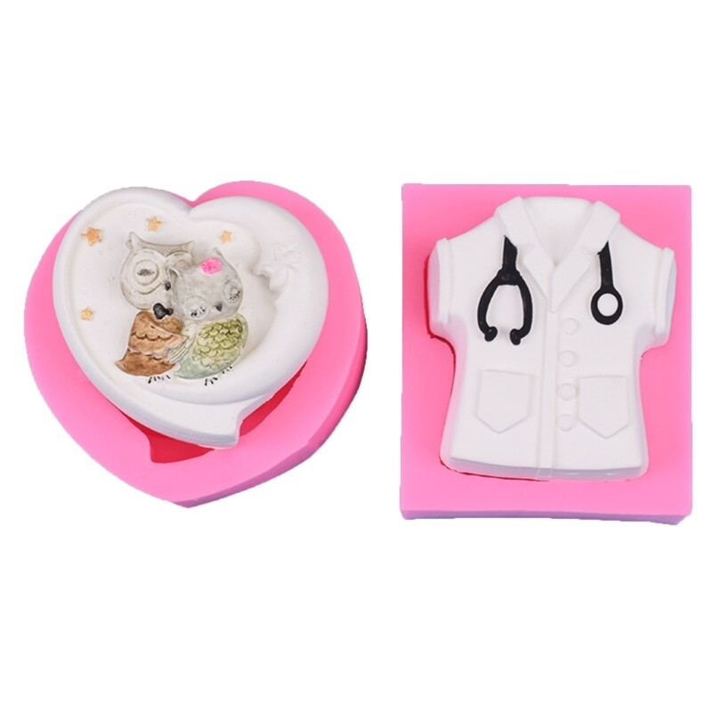 Silicone Mold Plaster-Doll Resin Mold Cartoon Owl-Scented Epoxy Mold ...