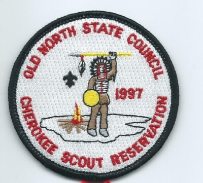 1997 Cherokee Scout Reservation Summer Camp Patch, Old North State ...
