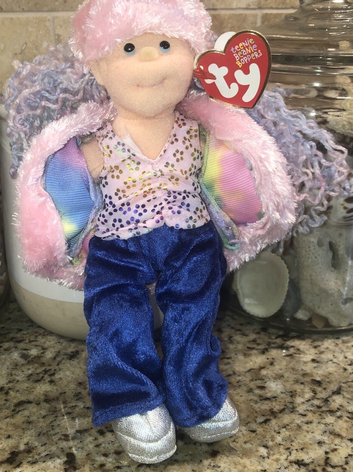 Ty Beanie Baby Terrific Tessa 8" doll plush Teenie Beanie Boppers ...