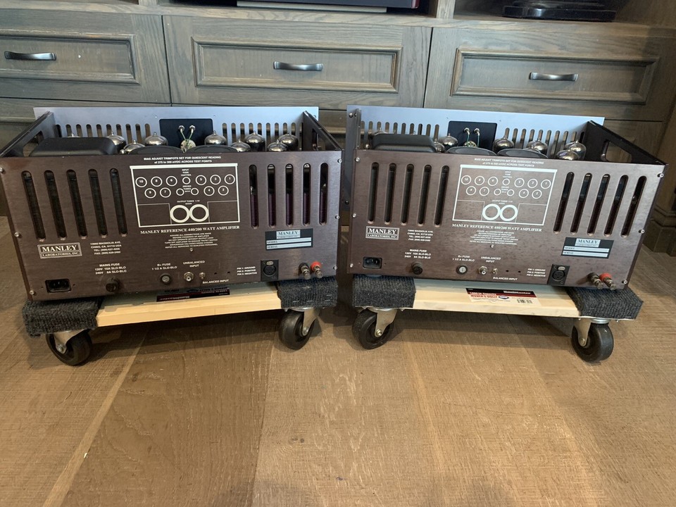 Manley Designer Reference Series 440 Tube Power Amplifier Monoblocks ...