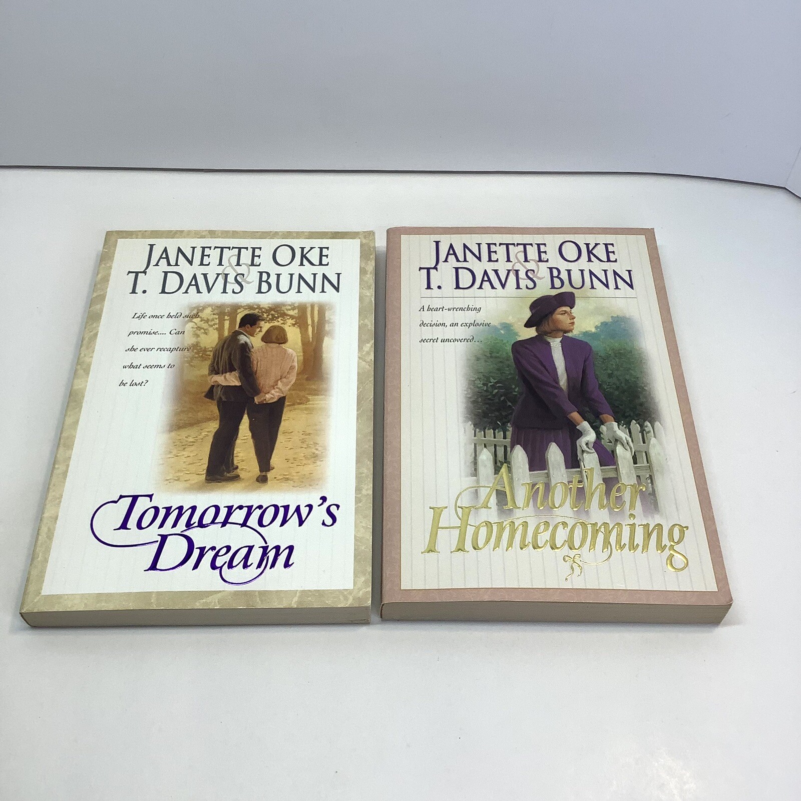 Janette Oke & T. Davis Bunn, Kyle Adams Books Lot of 2 Vintage 1997 ...