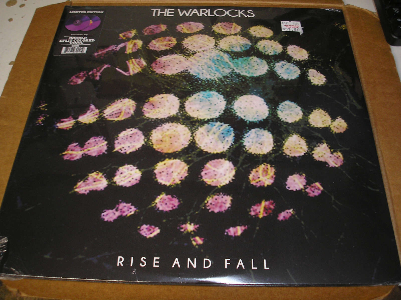 The Warlocks - Rise And Fall double LP new sealed Cleopatra colored ...