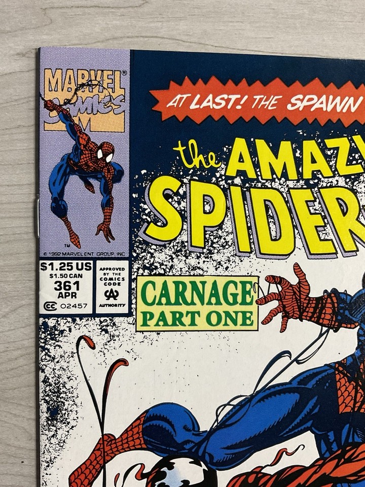 Amazing Spider-Man #361 1992 Marvel Comics 1st Appearance Carnage ...