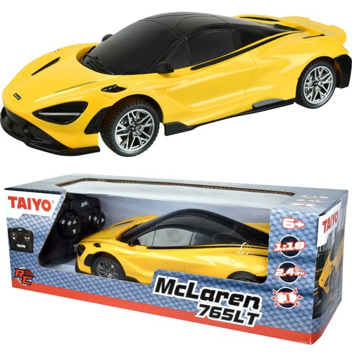 Taiyo: McLaren 765LT RC Car - 1:18 Scale, 2.4GHz Remote, Battery ...
