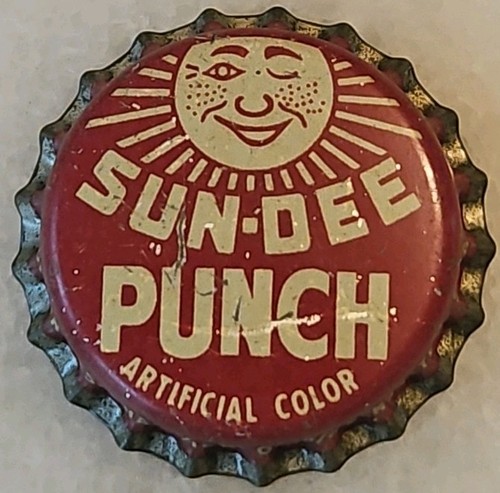 Vintage Sun-Dee Punch Cork Lined Bottle Cap Crown Unused | eBay