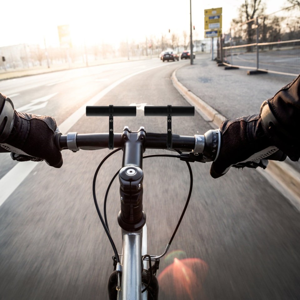 2 Pcs Motorcycle Light Mount Bike Flashlight Bicycle Seat Post Clamp ...