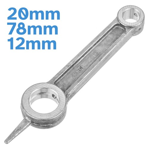 1pc 20mm x 78mm x 12mm Air Compressor Connecting Rod Silver Aluminium ...