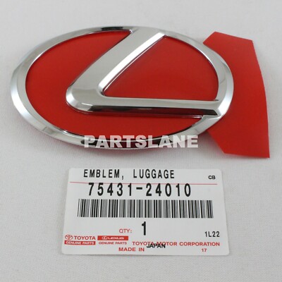 Lexus LX470 SC300 OEM Genuine Luggage Compartment Door Emblem 75431 ...
