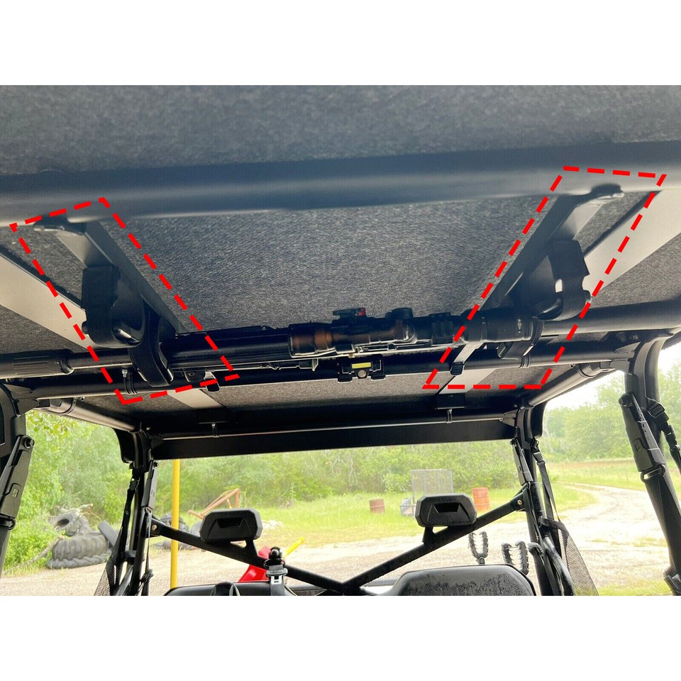 Overhead Roof Gun Rack Carrier For John Deere Gator Polaris Ranger ...